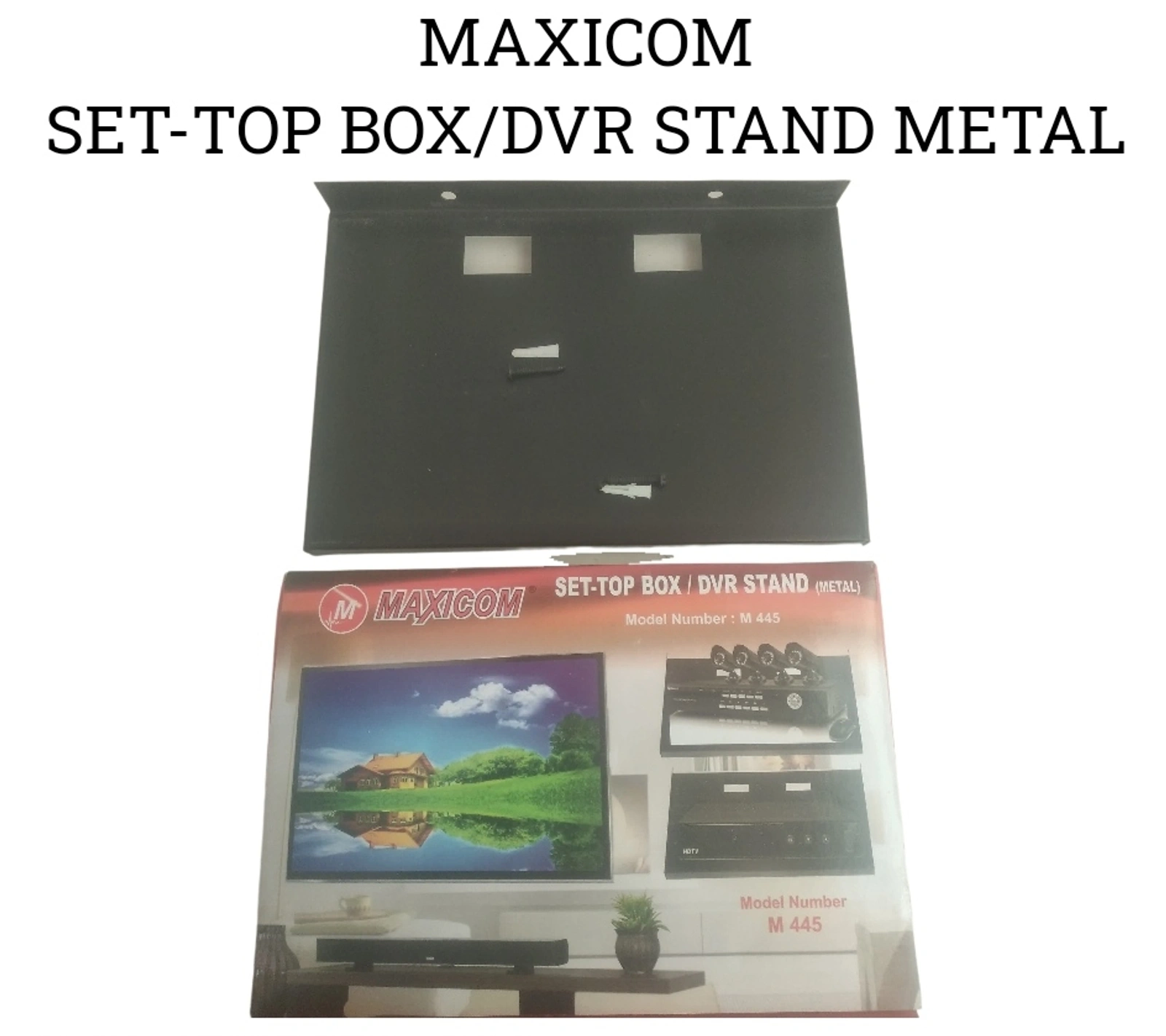 MAXICOM SET TOP BOX/DVR STAND METAL