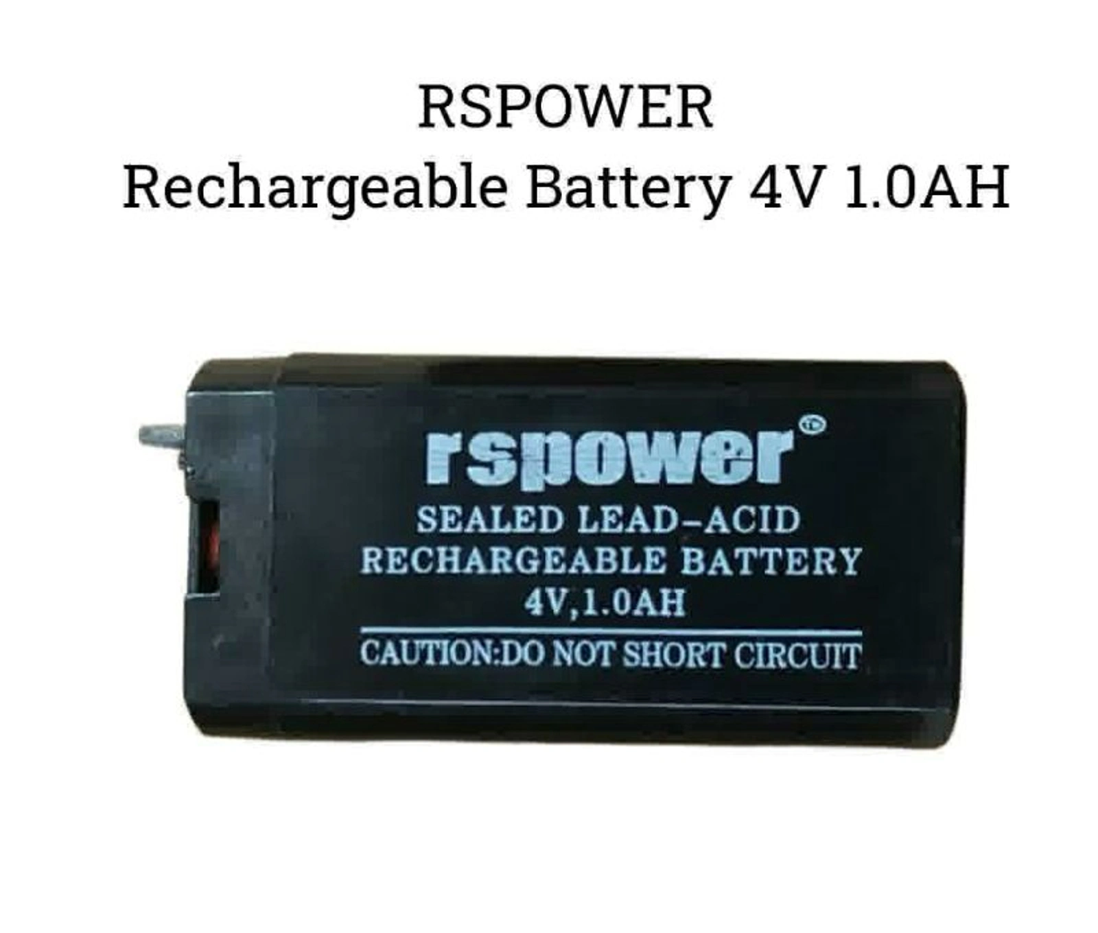 RSPOWER Rechargeable Battery Lead-Acid 4V 1.0AMP