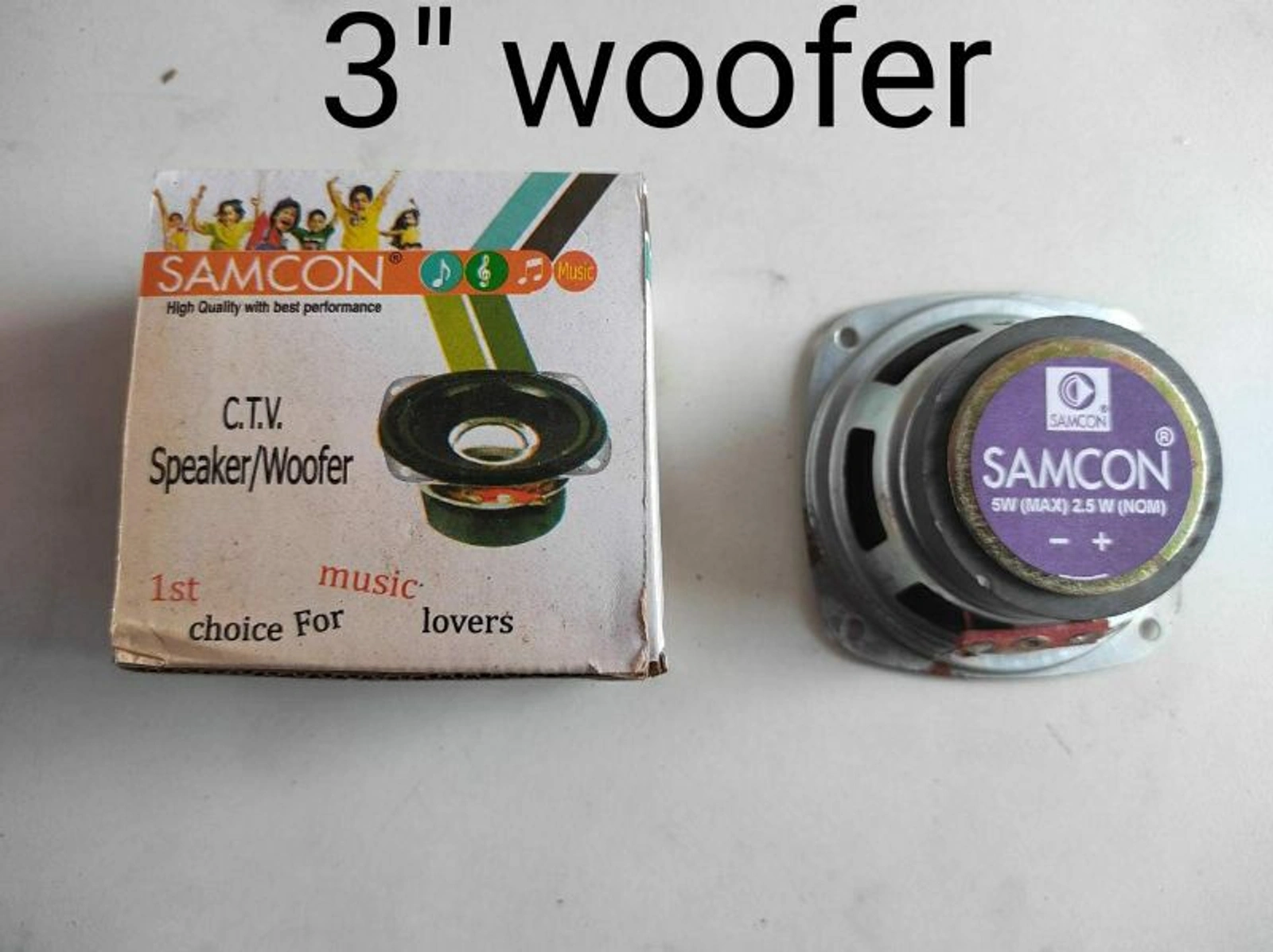 SAMCON 3" Woofer