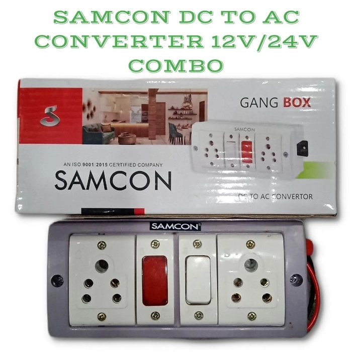 SAMCON AC DC CONVERTER GANGBOX 12V/24V Combo WITH USB