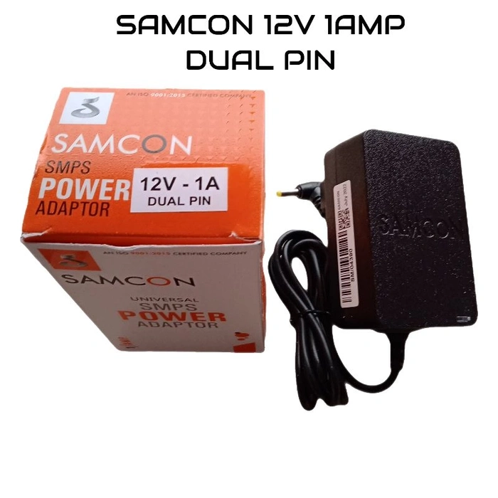 Samcon Premium Adapter 12 volt 1 Amp DC + UNICEF PIN 1 Year Warranty