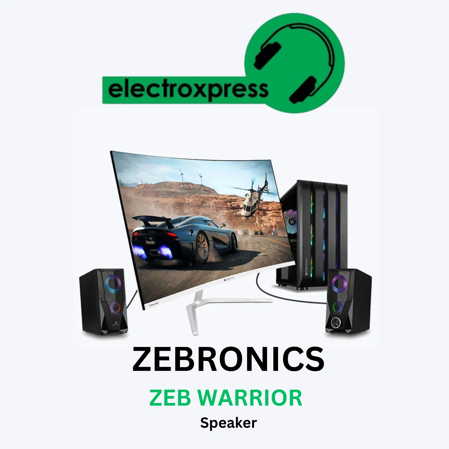 ZEBRONICS ZEB WARRIOR Speaker, 2.0