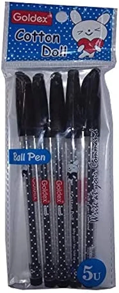 Goldex Cotton Doll Pen Set Of 5