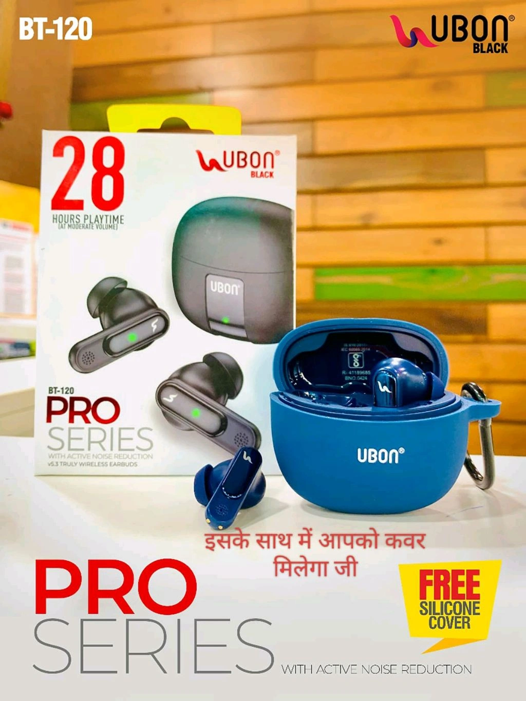 Ubon BT-120pro Series With Active Noise Reduction V5.3 Truly Wireless ...