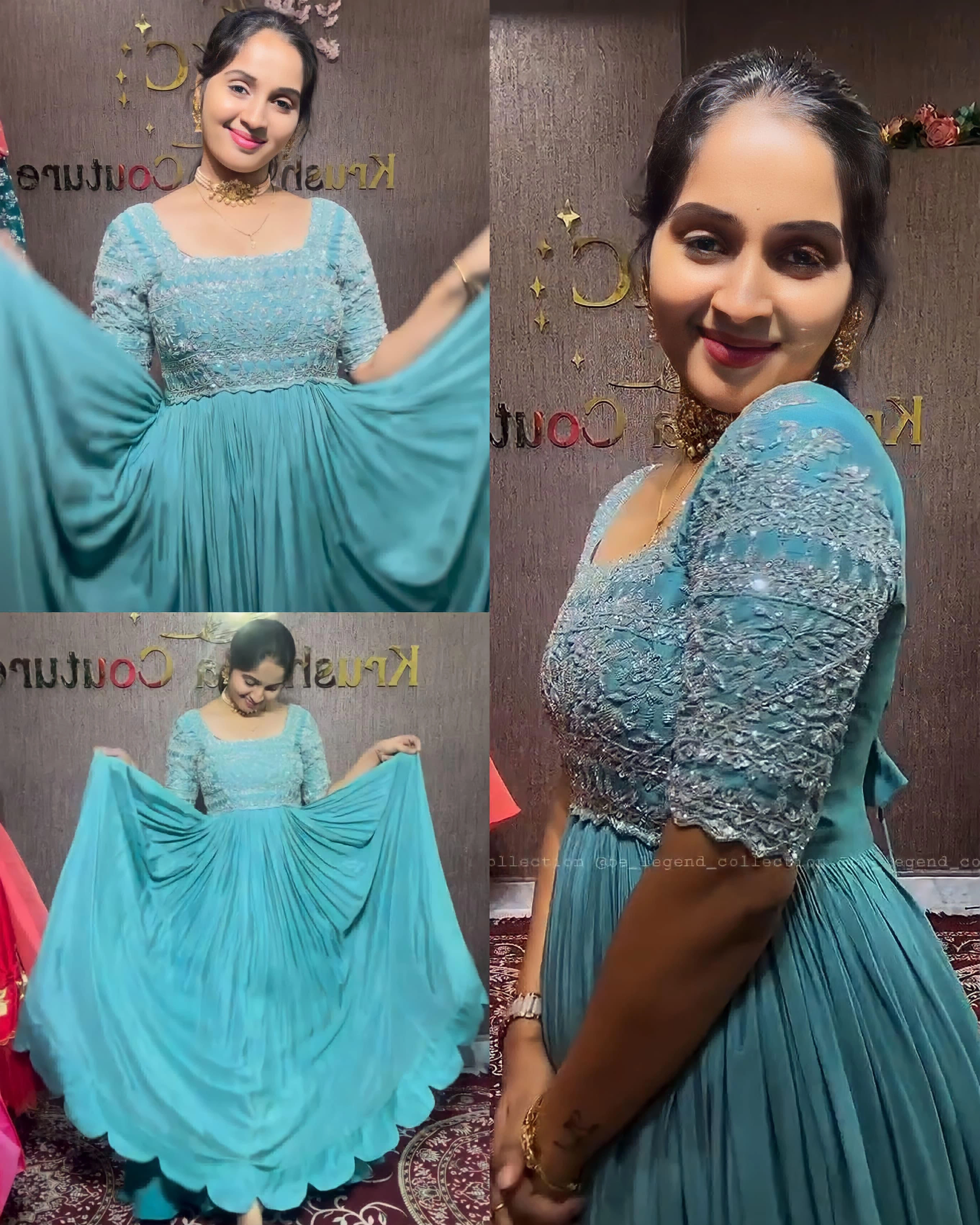 New Designer Party Wear Look Heavy Devsena Sulk With Embroidery ...