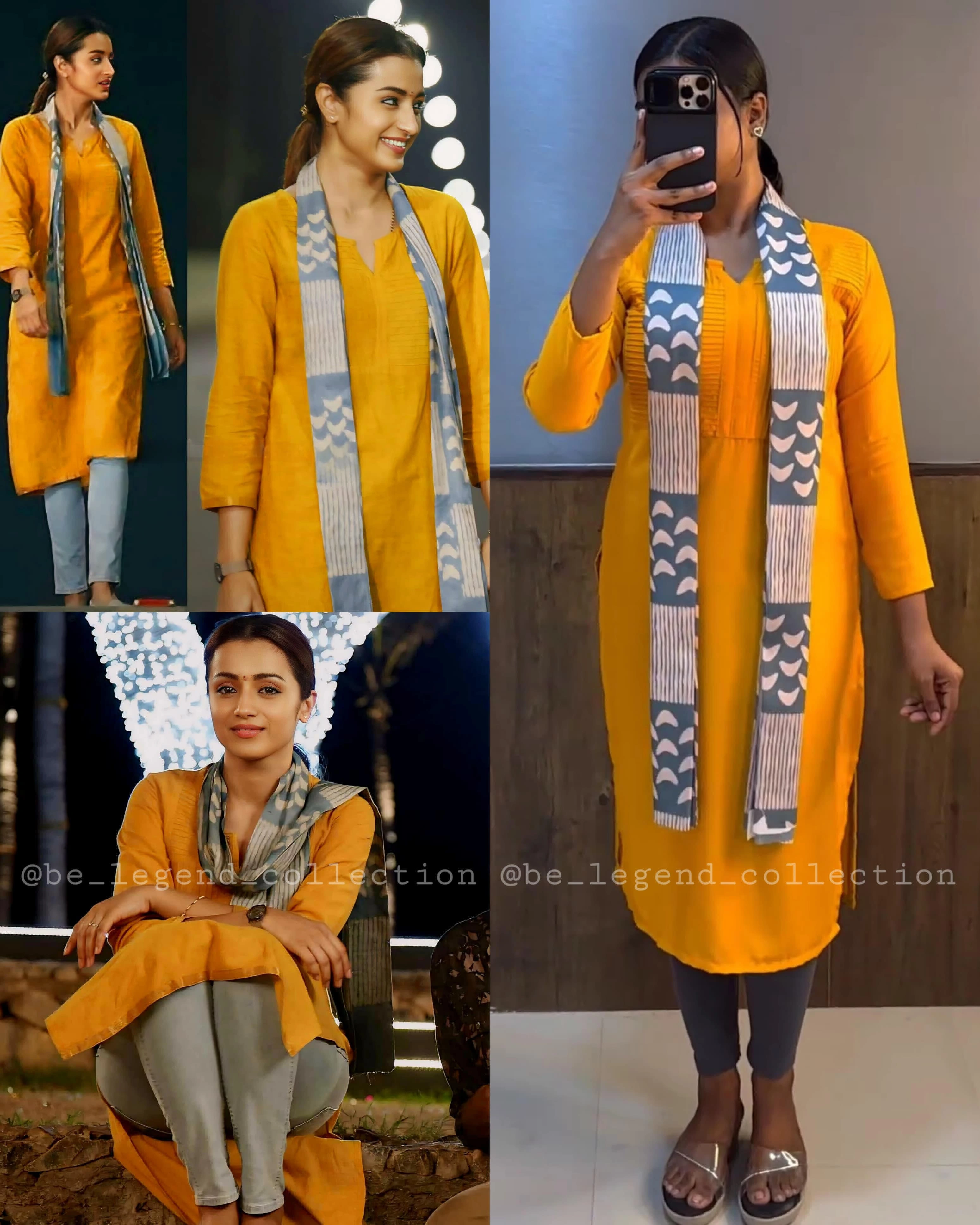 96 Movie Trisha Mam Kurti Set