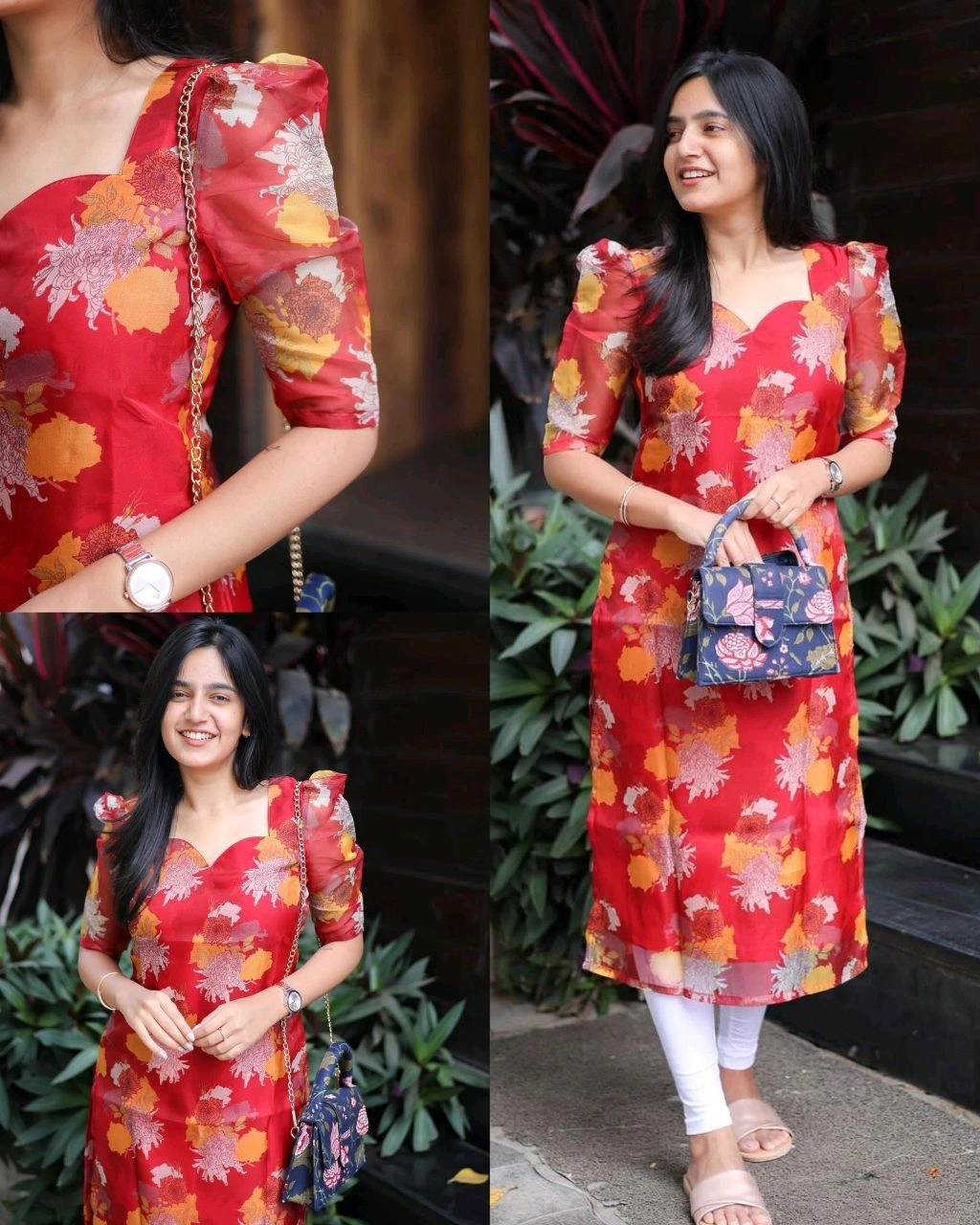 It is a perfect outfit for any small gathering or function