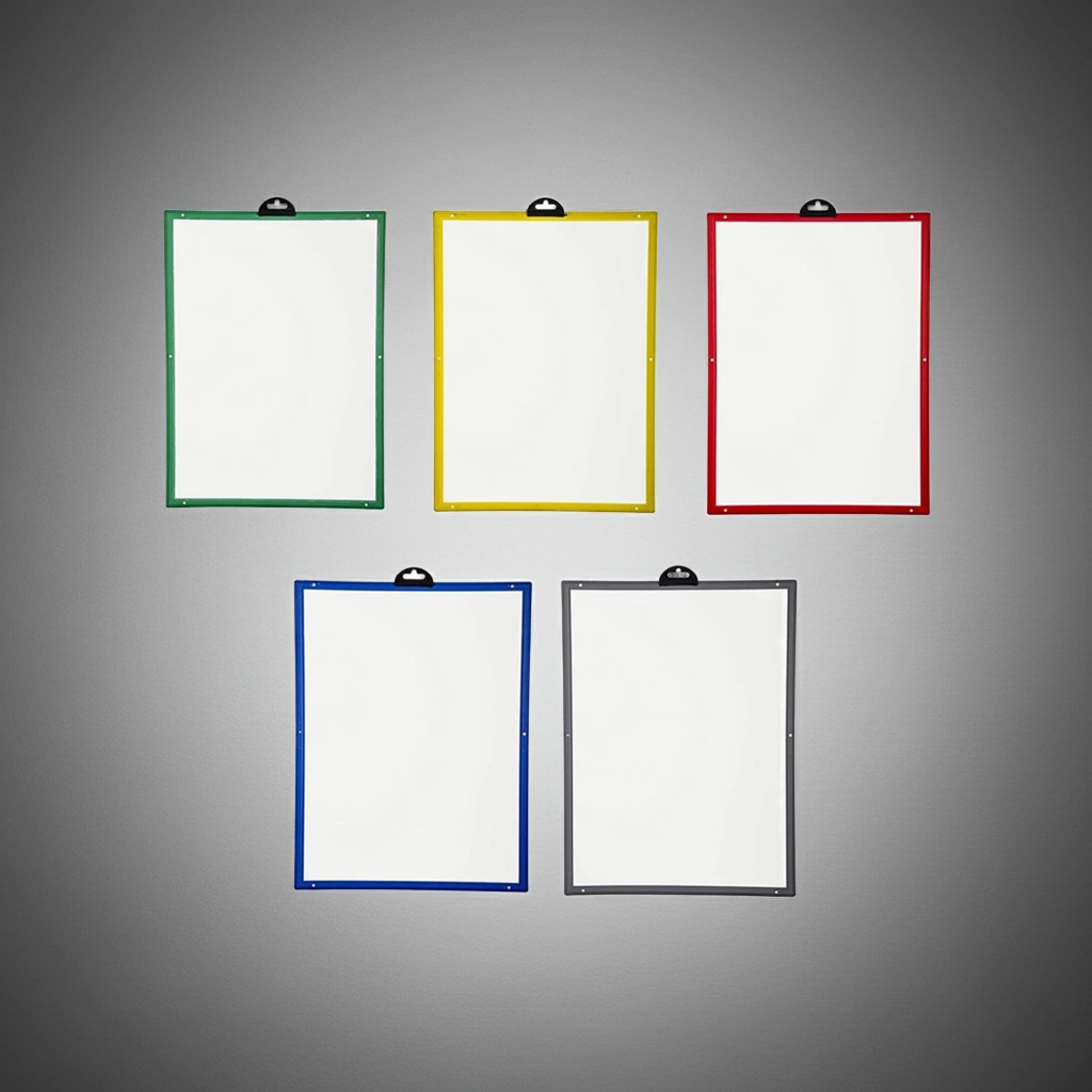 Multicolored A4 Paper Wall Hanging Display Pocket Documents Certificate ...