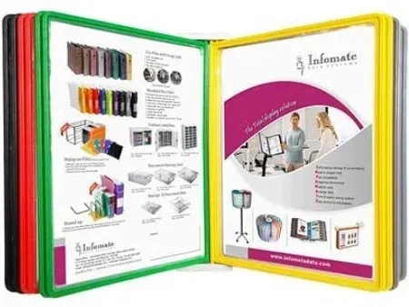 info Plastic Wall Unit Hanging Display Pocket Documents Certifica te ...