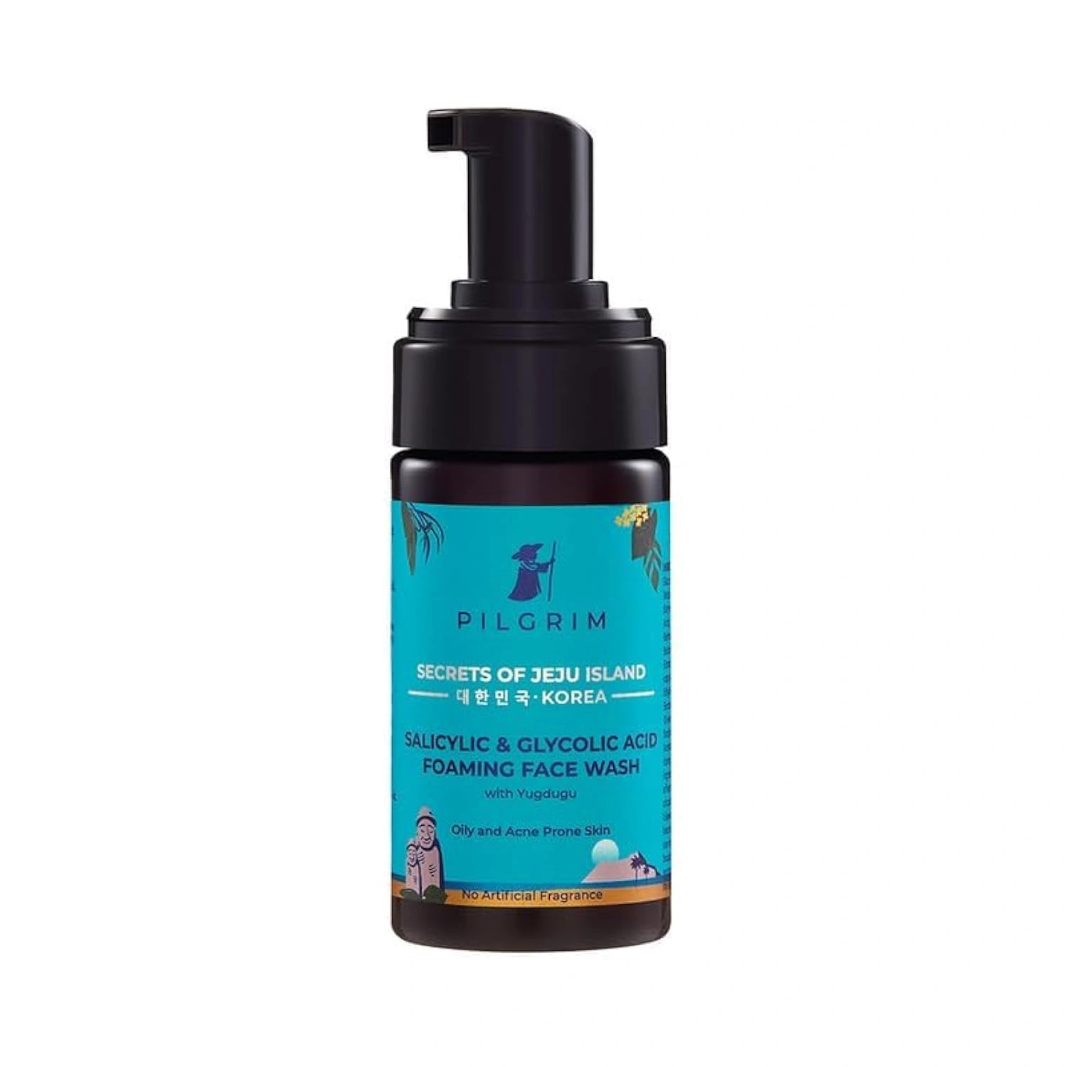 Buy Pilgrim Salicylic & Glycolic Acid Foaming Face Wash, 120 ml-glowus