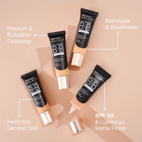 Swiss Beauty Select Bright & Balance Multifunctional Luminous BB Cream ...