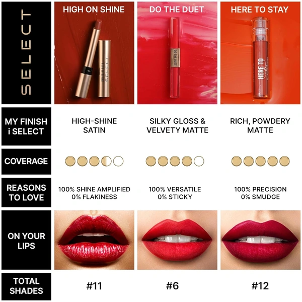 Swiss Beauty Select Here To Stay Liquid Matte Lipstick 3ml with Shade ...