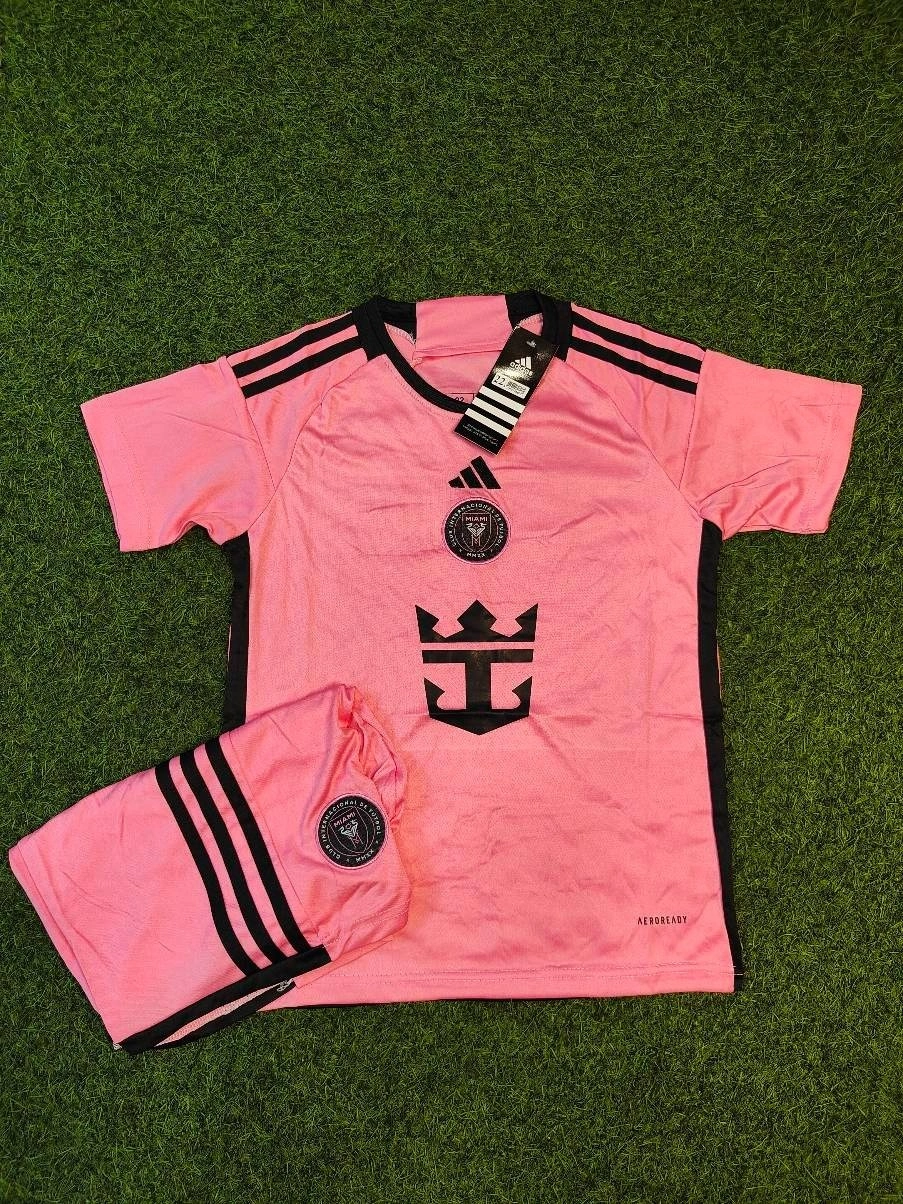 Kids Miami Home Pink Colour Jersey Set