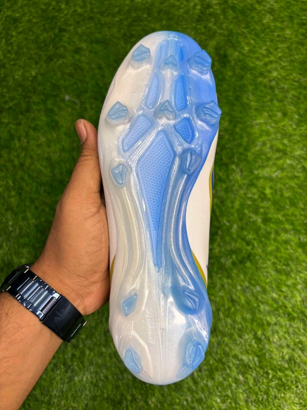 CrazyFast Blue Gold Messi Edition FG With Lace