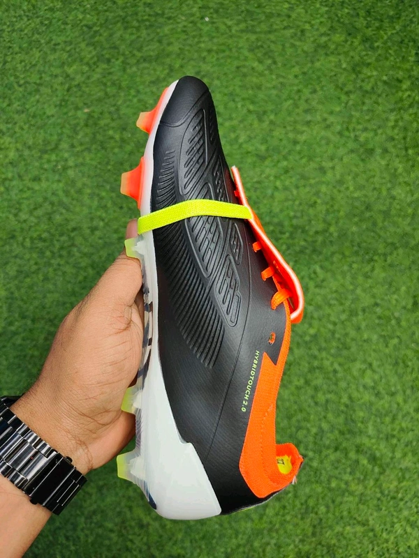 Predator Black And Red Color Foldover Tranning Boot