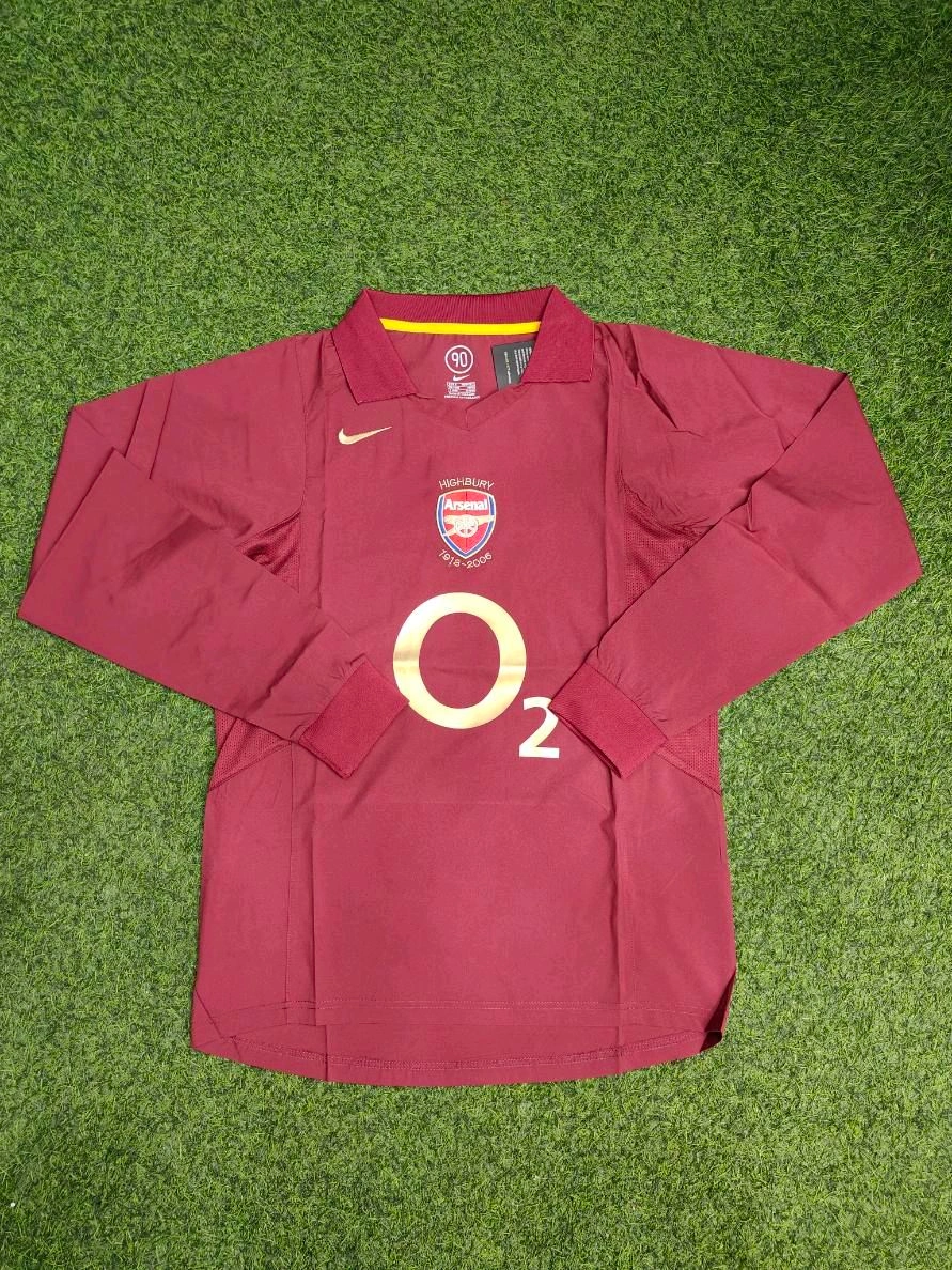 Retro Arsenal 2005-06 O2 Home Full Sleeve