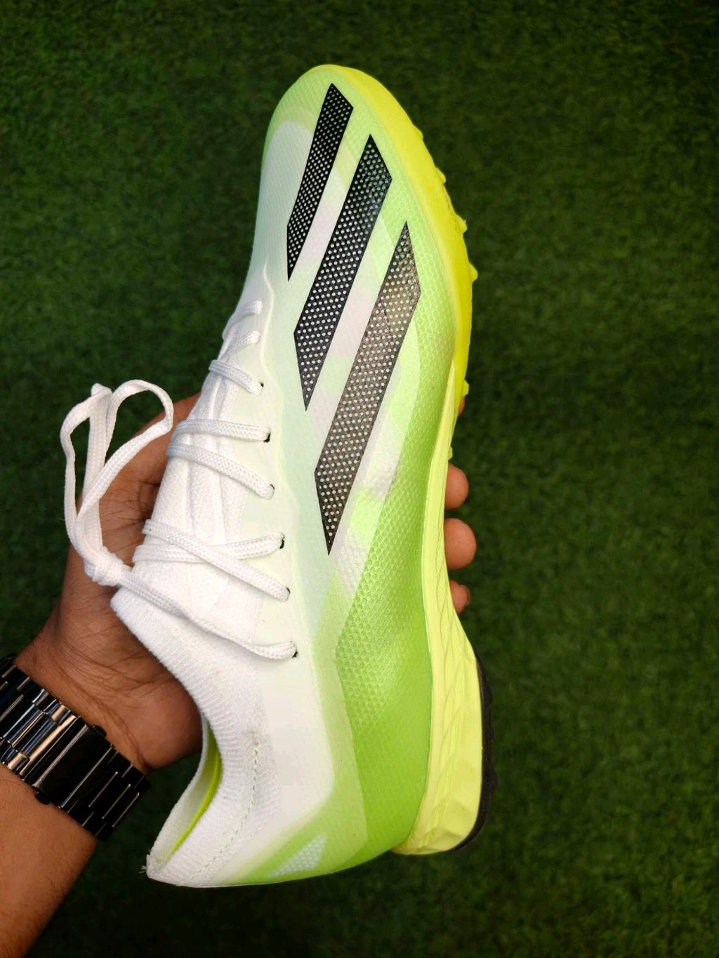 Crazyfast Light Green Colour Astro/Turf Boot With Less