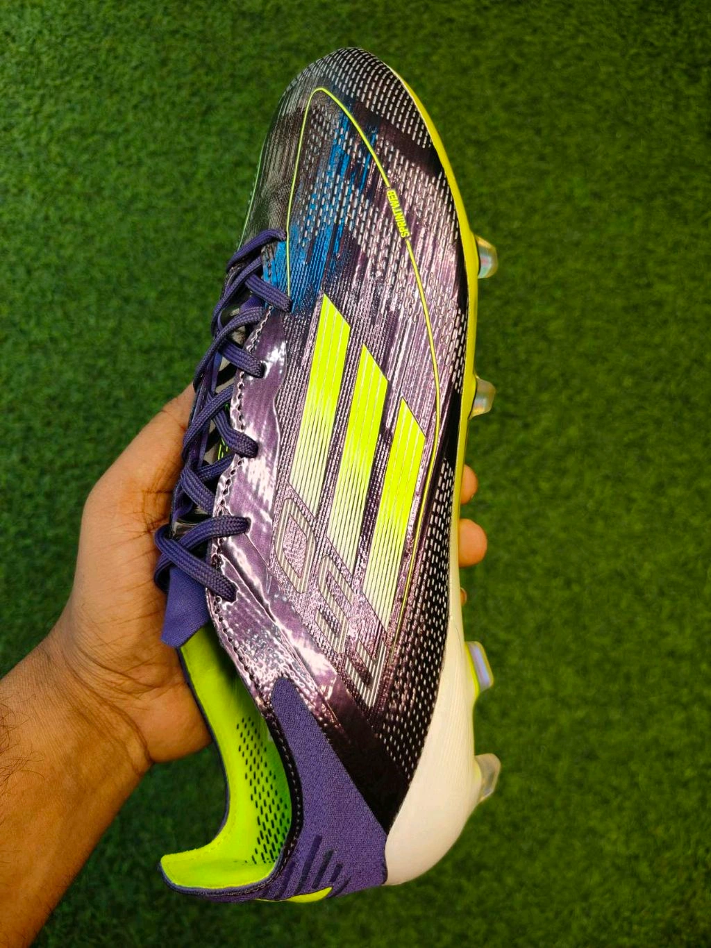 F50 Elite Multi Ground Purple Colour With Less