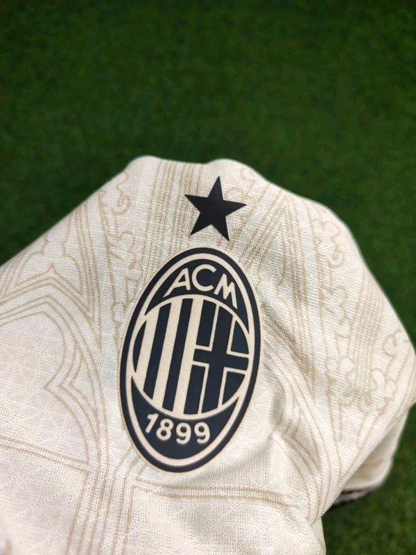 AC Milan 23/24 Cream Colour 4th Kit Player Edition