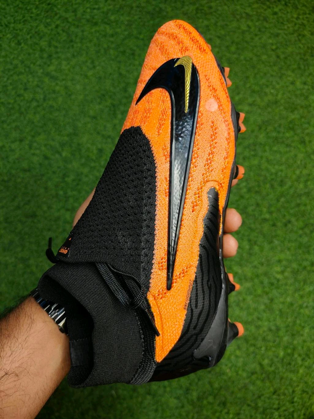 PhantomGX Elite Ghost Lace High-Top Orange And Black