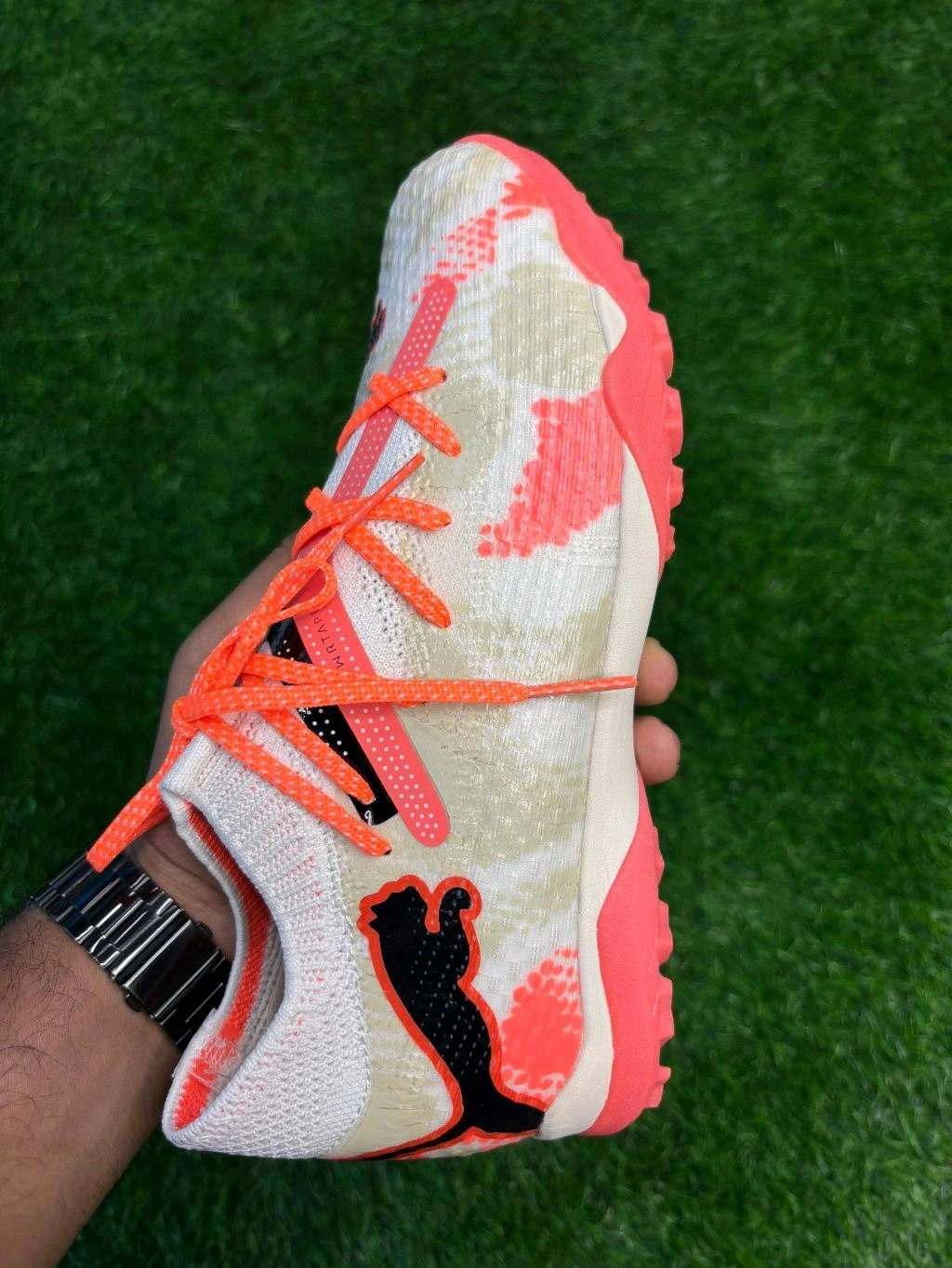 Future Cream Colour Astro/Turf Boot With Lace