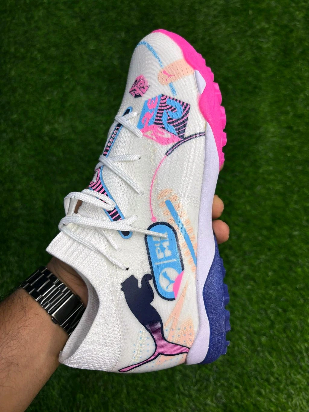 Future Multi Colour Astro/Turf Boot With Lace