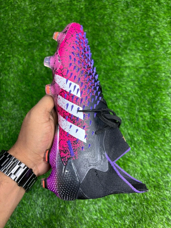 Predator Freak Purple High Top With Lace FG