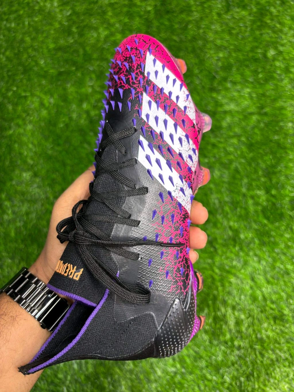 Predator Freak Purple High Top With Lace FG