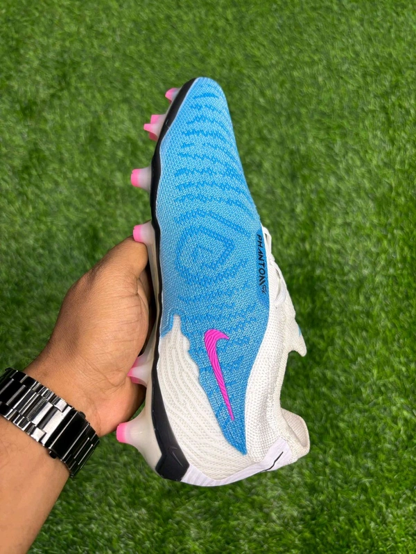 PhantomGX Elite FG Sky-blue Low-top With Lace