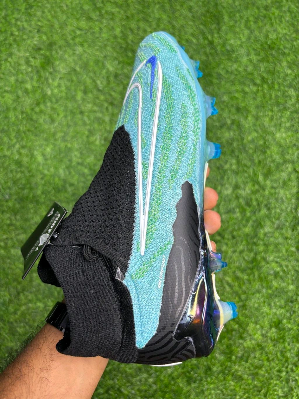 PhantomGX Ghost Lace Black Blue High-top FG