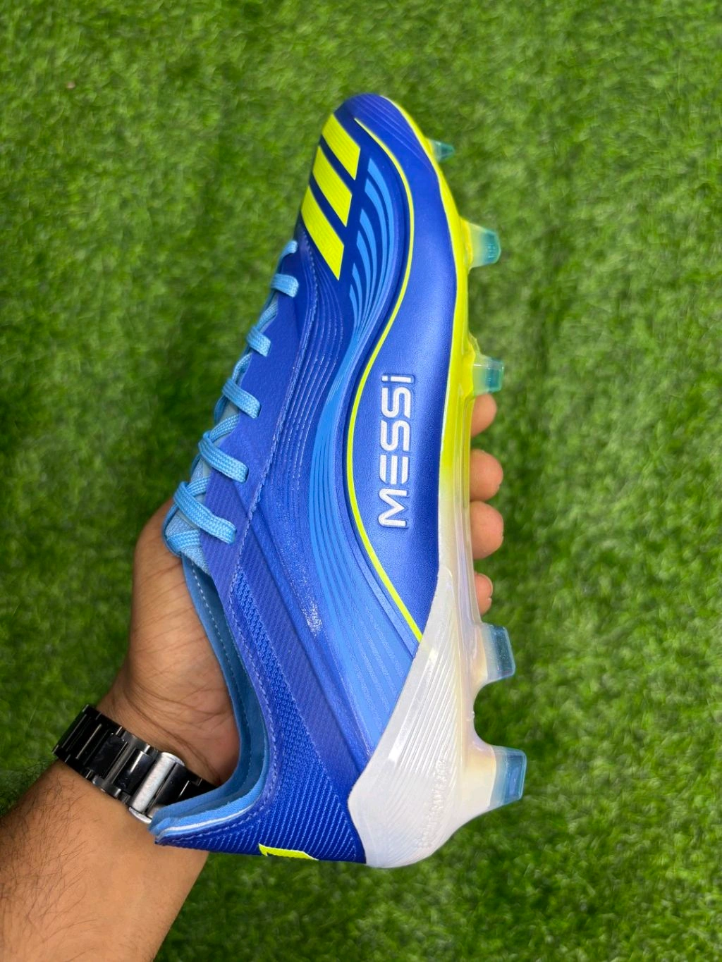 F50 Elite Messi Pro Blue Colour FG With Lace