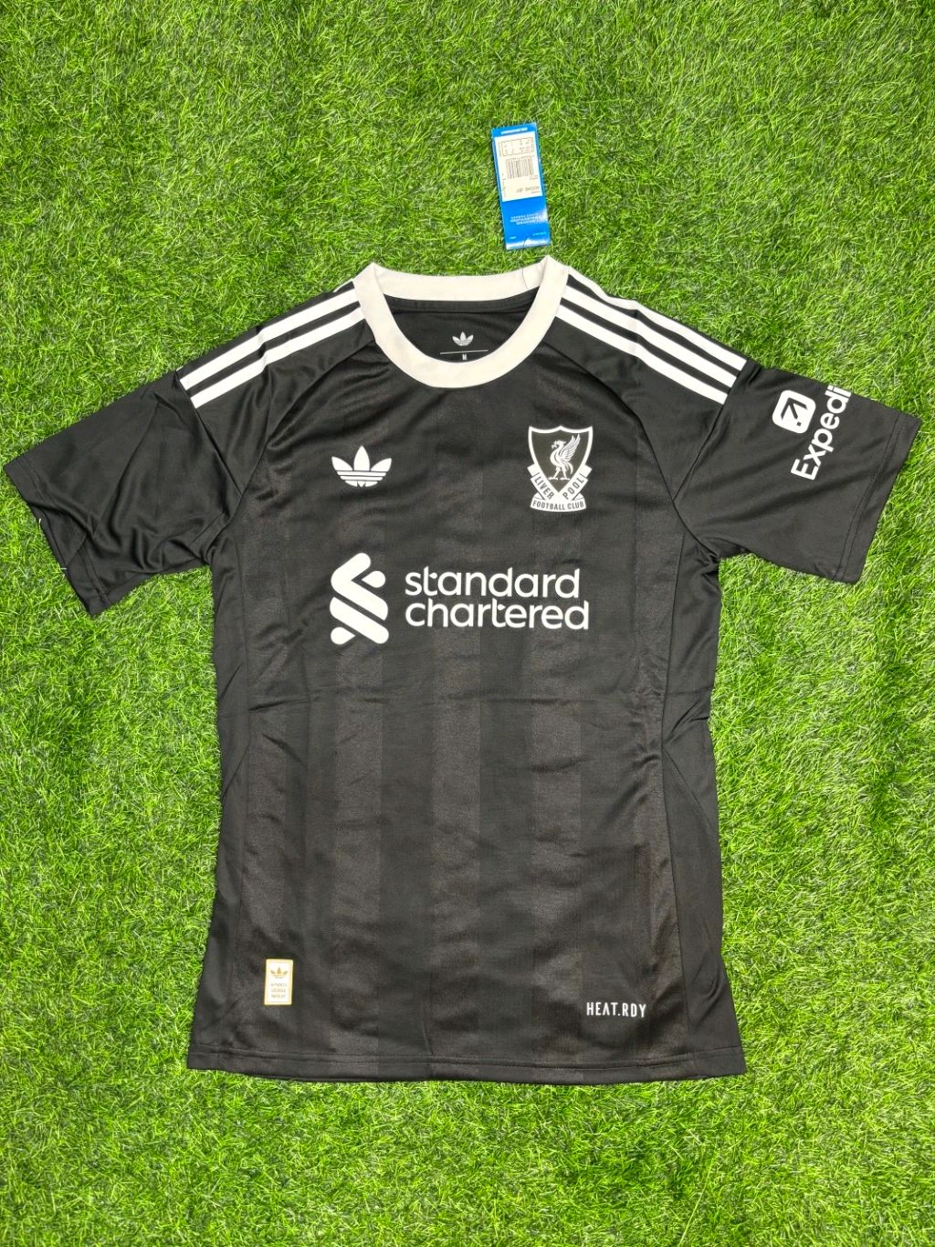 Liverpool FC 25/26 Black Colour Goalkeeper Kit Player Edition