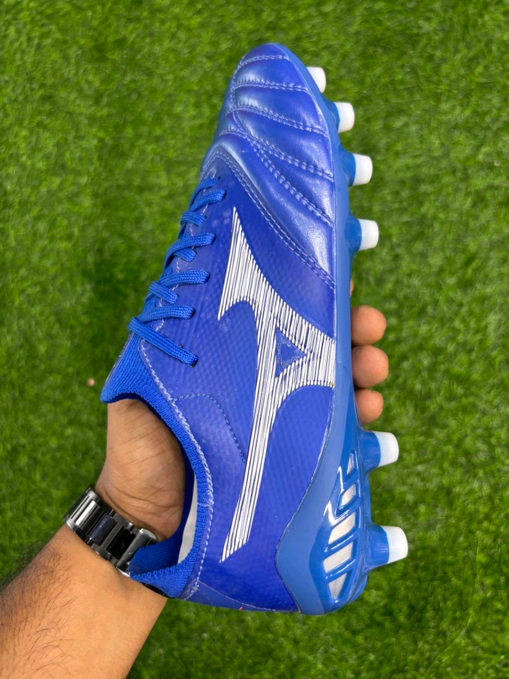 Mizuno Neo 4 Pro Blue Colour Low-top FG With Lace