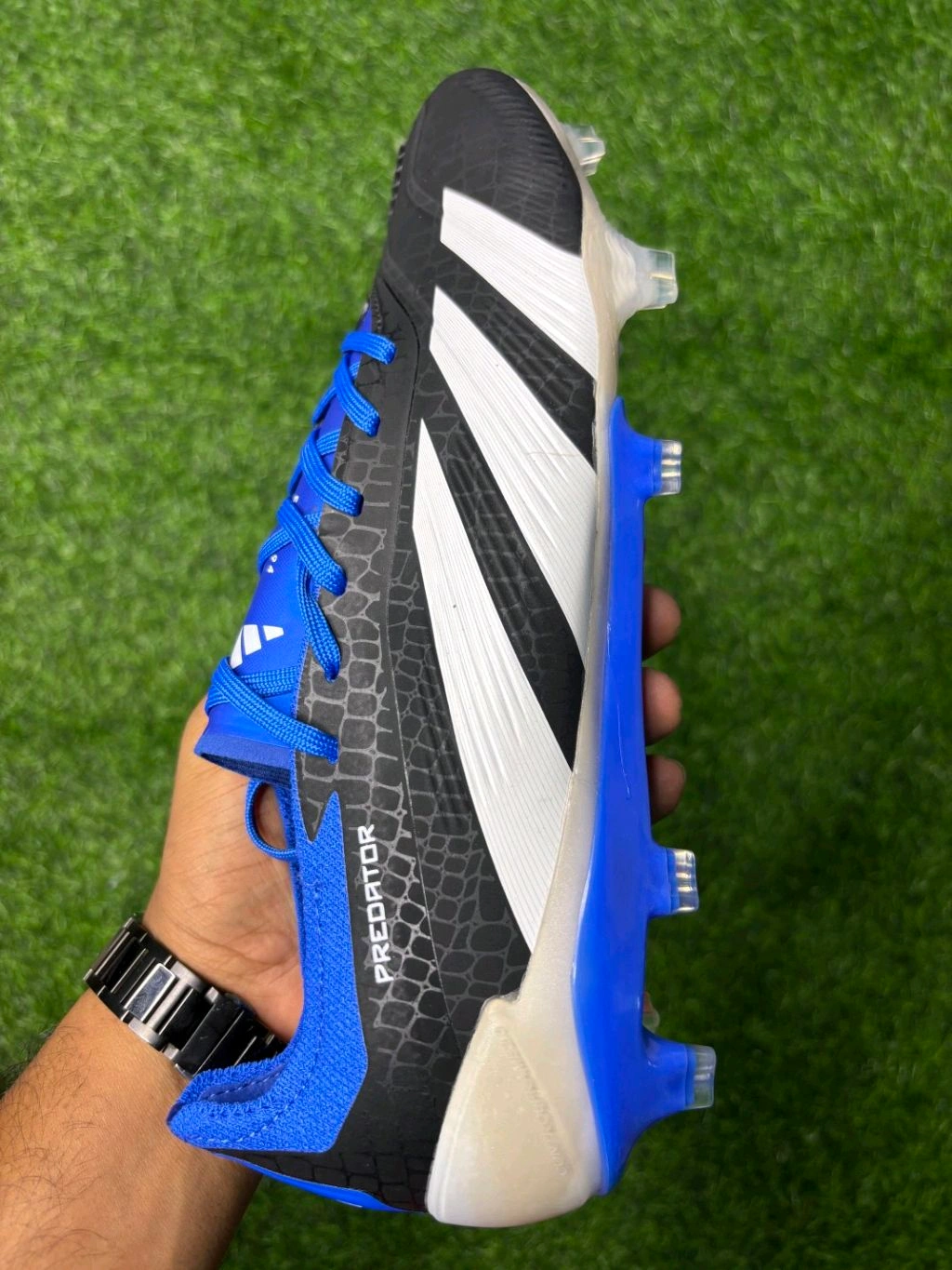 Predator Elite Blue Black FG With Lace