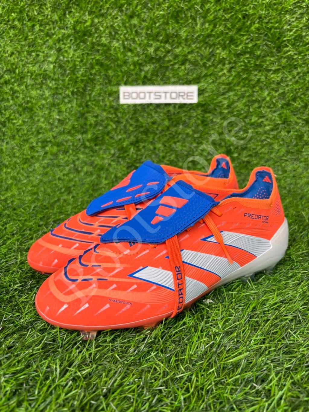 Predator Foldover Elite Orange Blue Colour FG With Lace