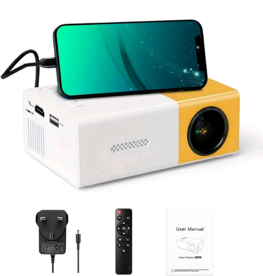 A2P UC 500 Projector, 400LM Portable Mini Home Theater LED Projector ...