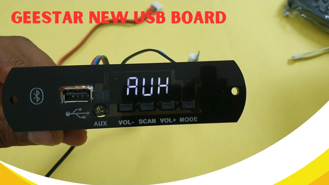 White Display 072USB Board GEESTAR Mic Board