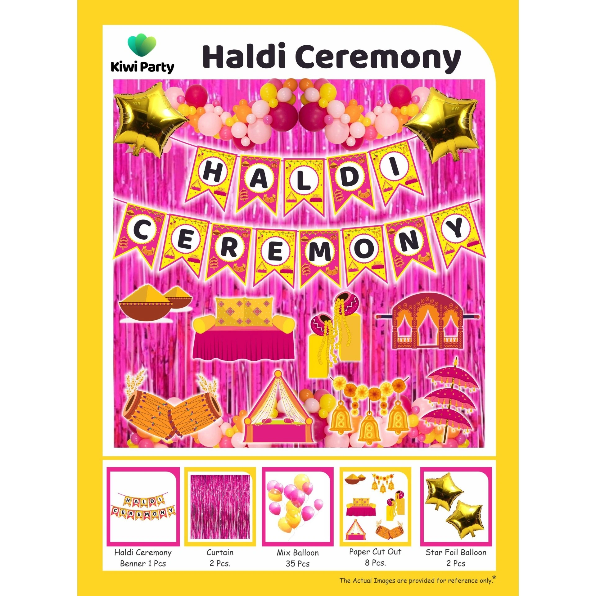 Haldi Ceremony Decoration Kit | Traditional Wedding Décor