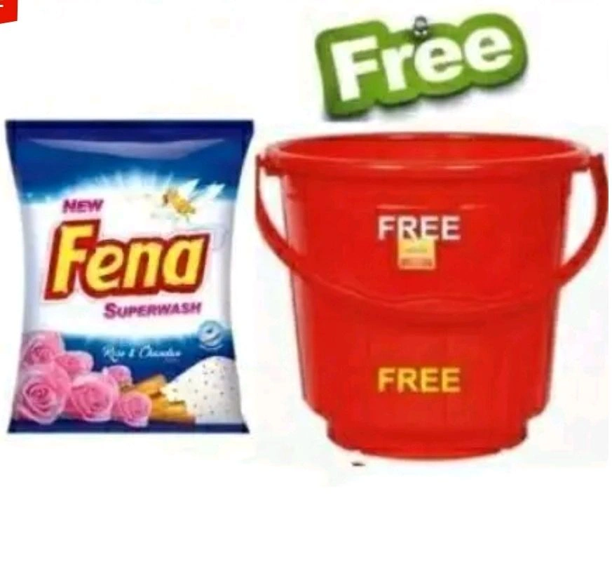 फेना डिटर्जंट पावडर 3 किलो Fena Detergent Powder 3 Kg With Bucket