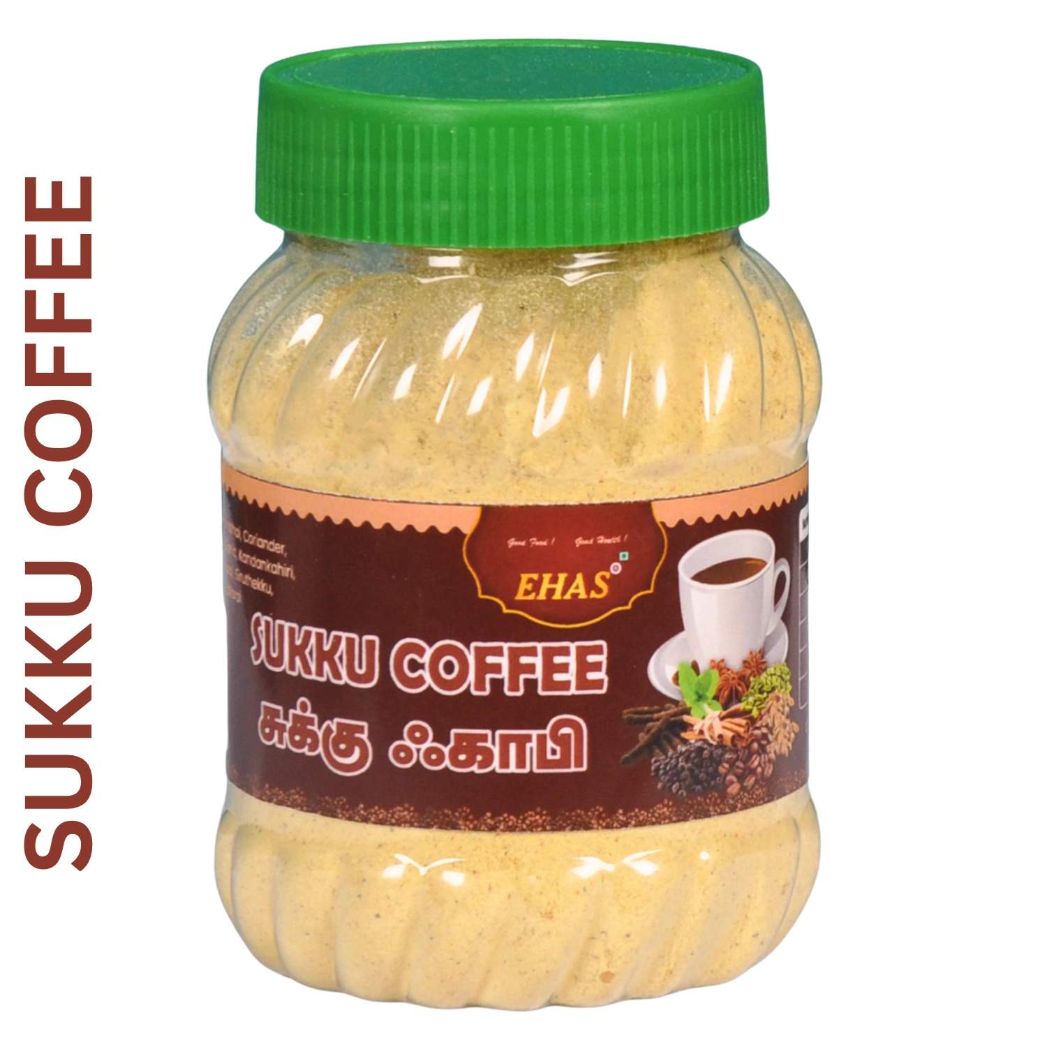 Sukku Coffee - 125g | 100% Natural Herbal Coffee with Ginger, Palm Sugar & Spices | Instant ...