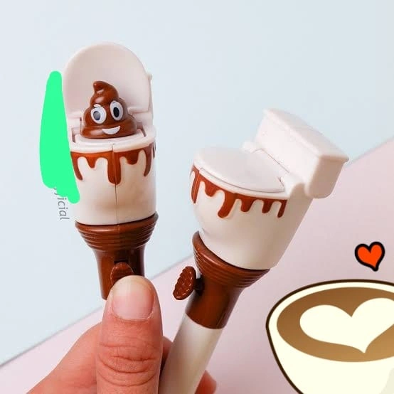 New toilet poop pop pens