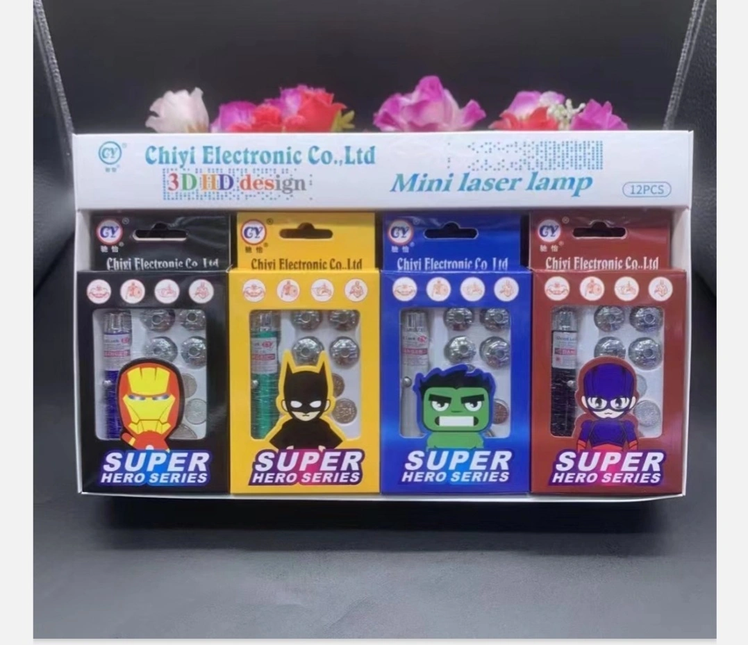 Mini laser lamp superhero series