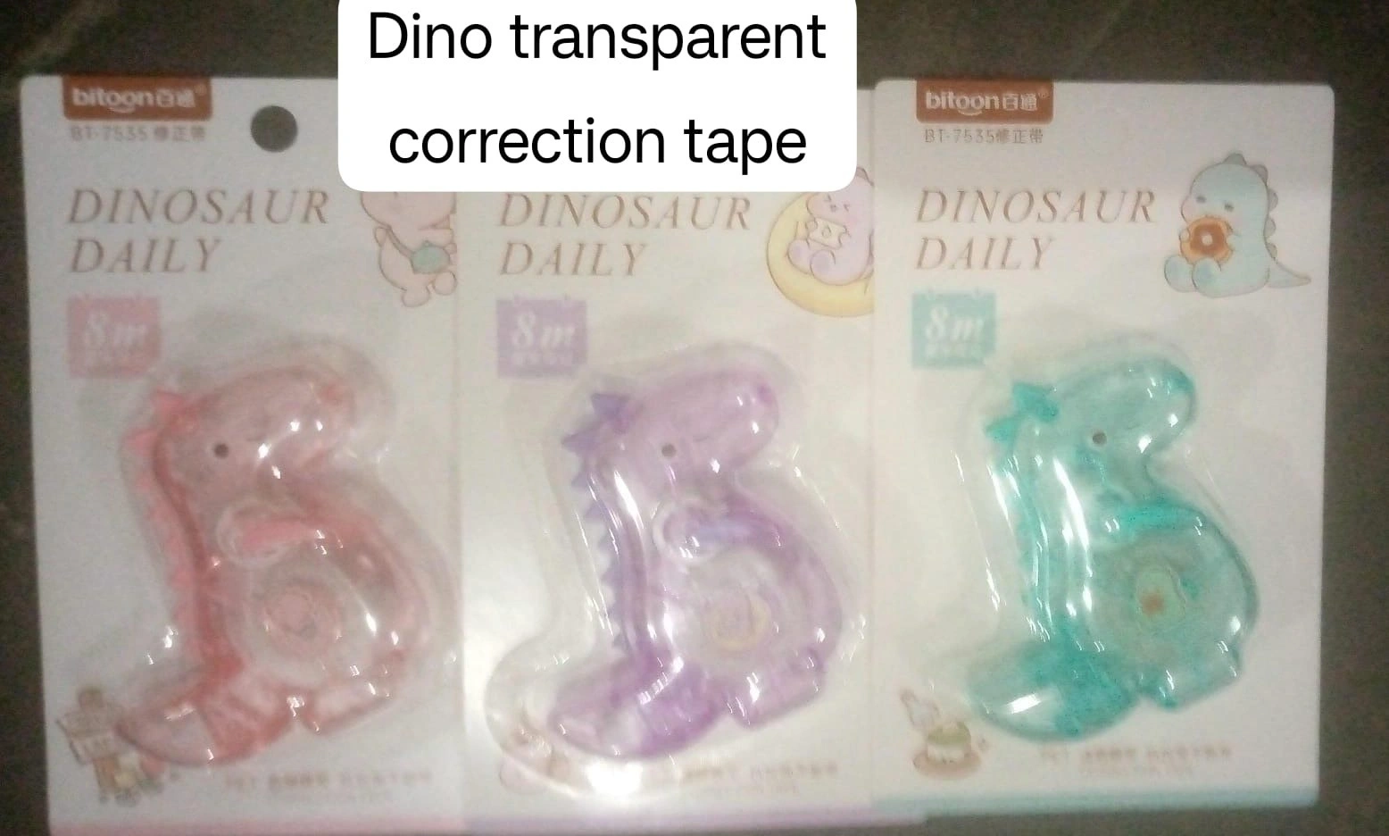New designs in correction tape