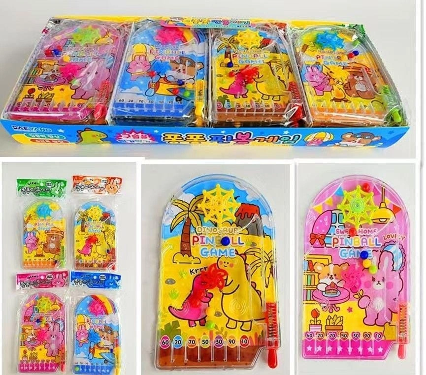 Mini handheld pinball game 15*9.5 cm. Color random only