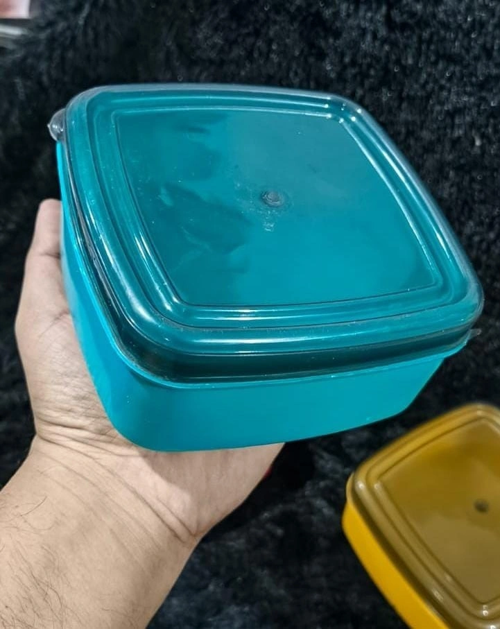 New plastic big square dibbi for kanjak