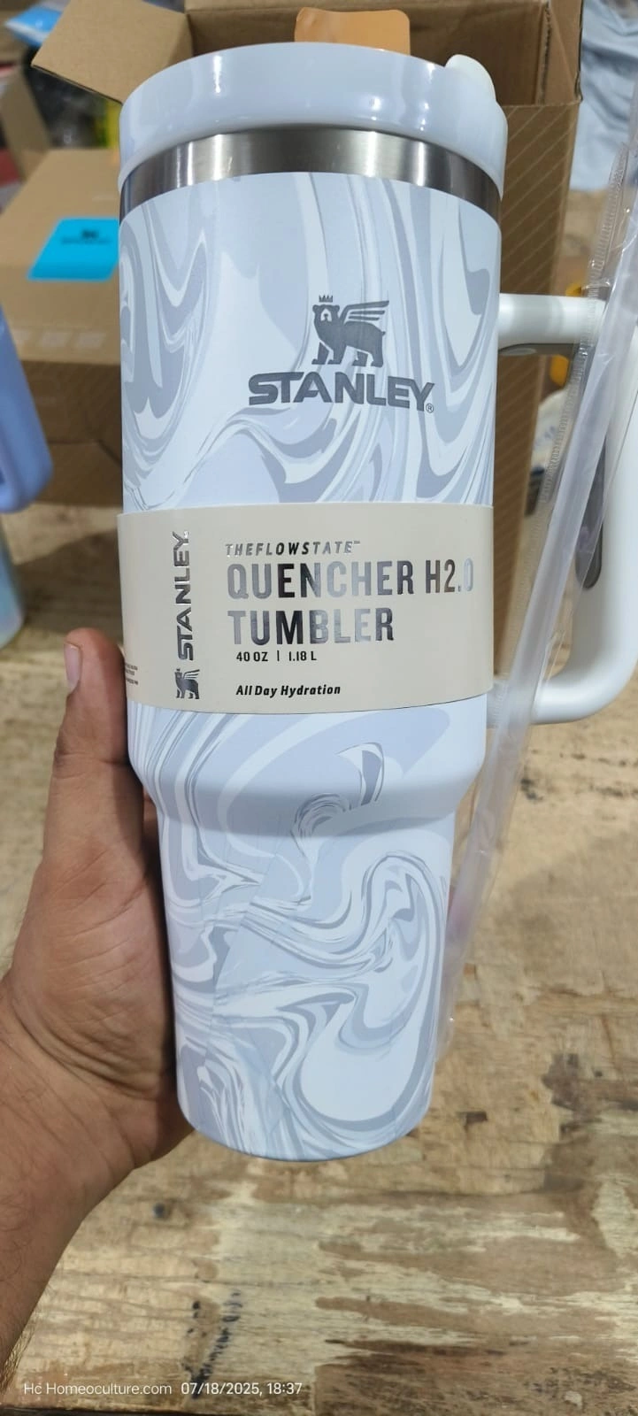 Stanley Stainless Marble Stone Steel Adventure Quencher Travel Tumbler ...