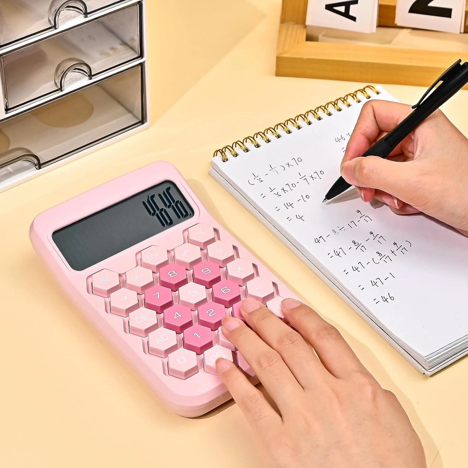 Small pastel calculator Premium quality