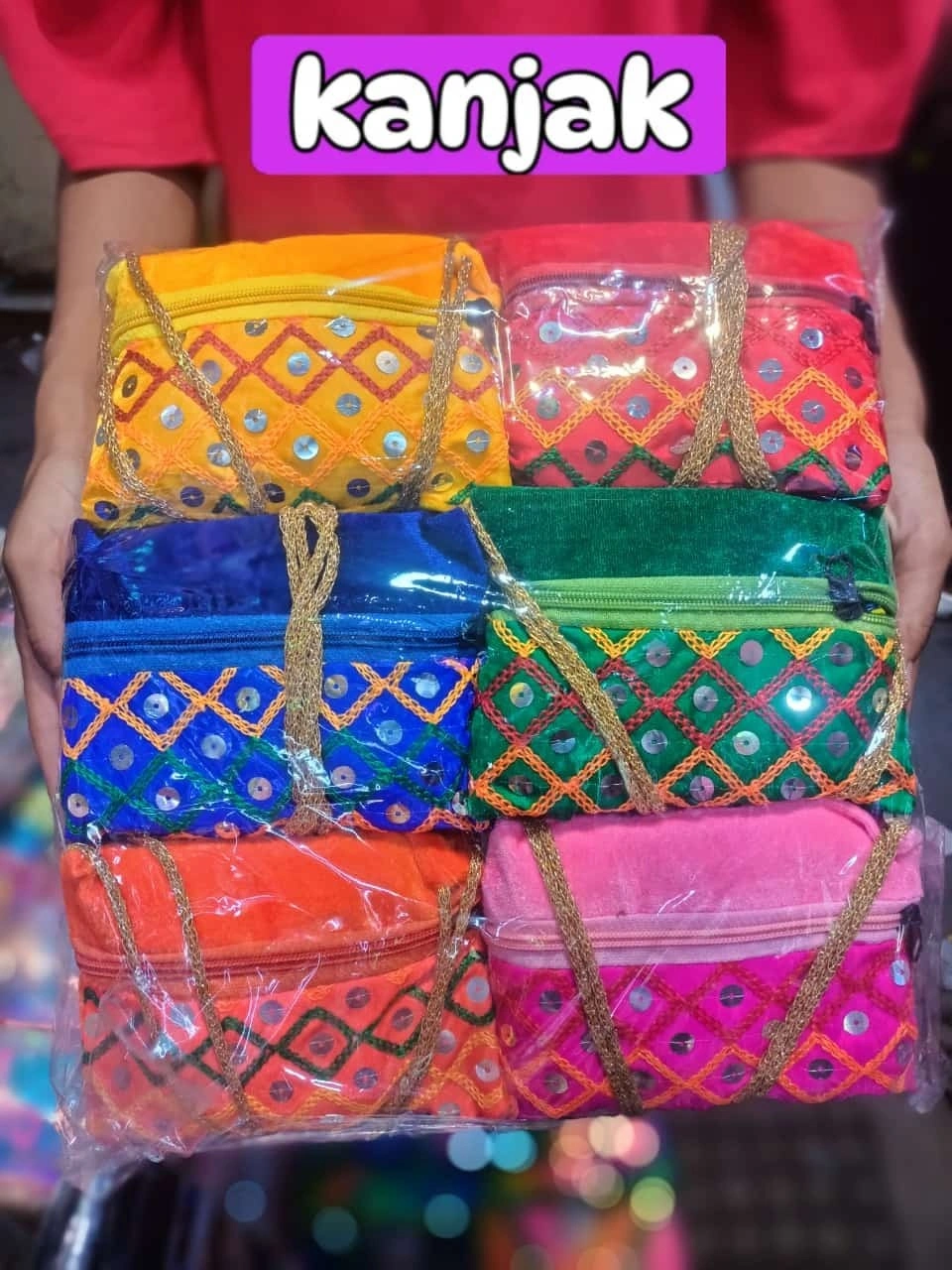 Slings for kanjak gifting. Pack of 12. One more color added in kanjak ...