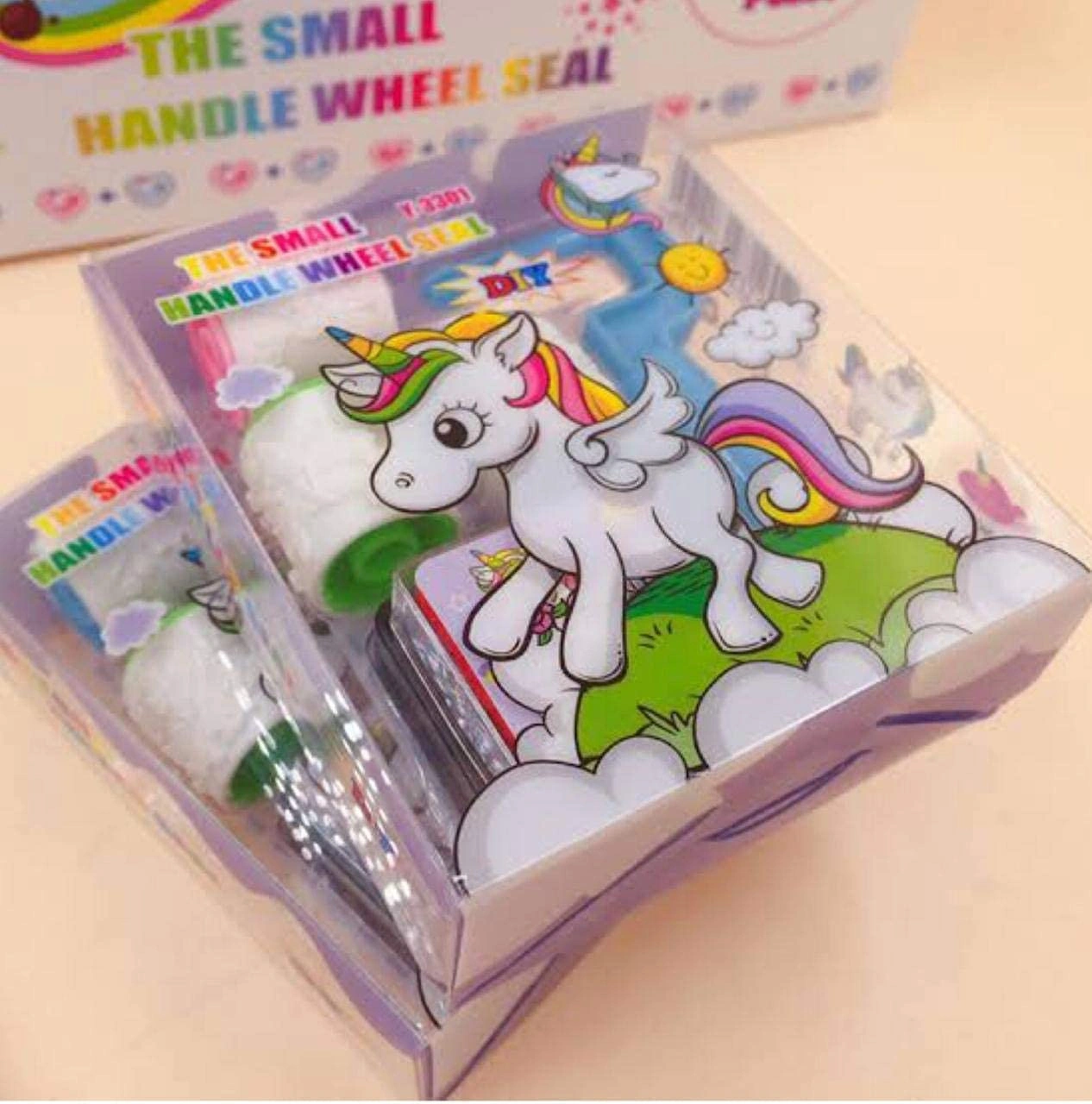 Handle wheel roller stamp