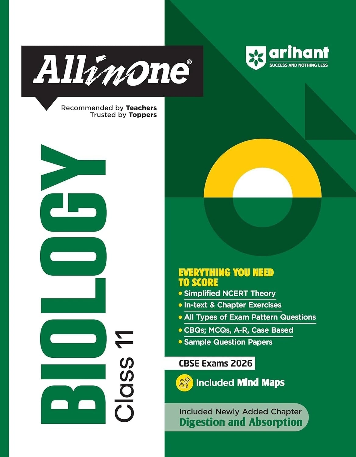 Arihant All in One Biology Class 11 Guide Book for CBSE Exams 2026 ...